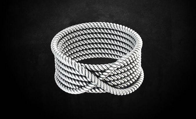 Twisted Manila Rope Ring | Loni Design Group Rings $633.99 | 10k Gold ...