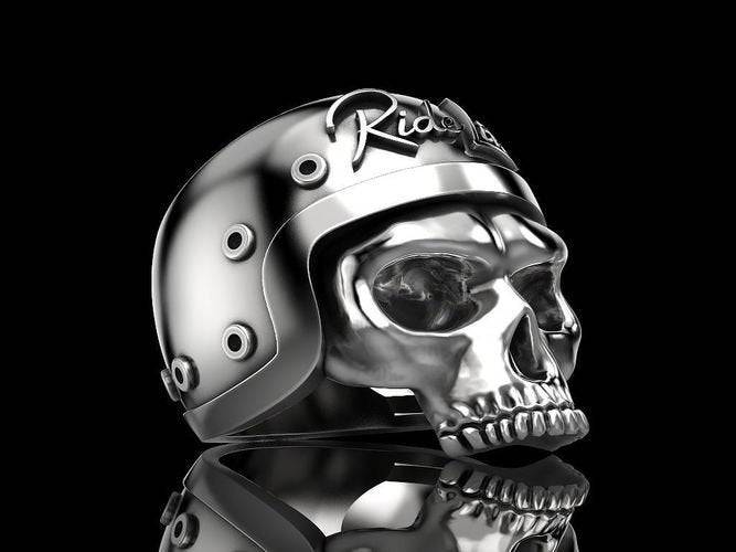 Ride Or Die Skull Ring | Loni Design Group Rings $751.99 | 10k Gold ...