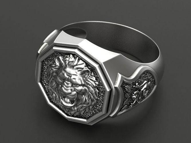 Call Of The Wild Lion Ring | Loni Design Group Rings $667.99 | 10k Gold ...
