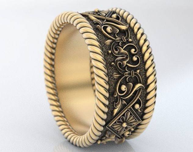 Titus Vintage Ring | Loni Design Group Rings $582.99 | 10k Gold, 14k ...