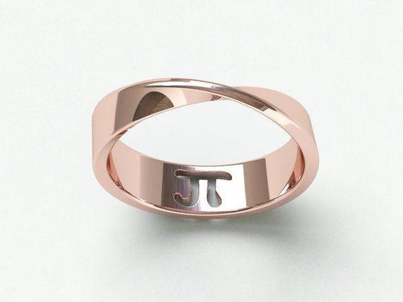 Math Wizard Pi Ring | Loni Design Group Rings $498.99 | 10k Gold, 14k ...