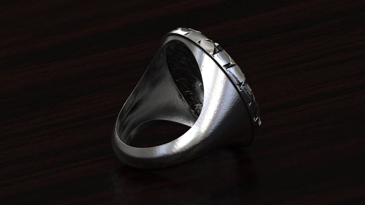 Chipped Metal Ring | Loni Design Group Rings $836.99 | 10k Gold, 14k ...