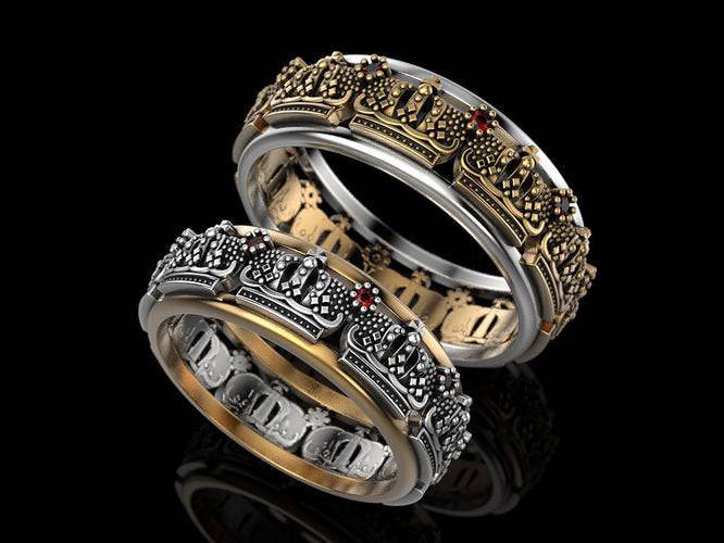 Royal Family Crown Ring | Loni Design Group Rings $900.99 | 10k Gold ...