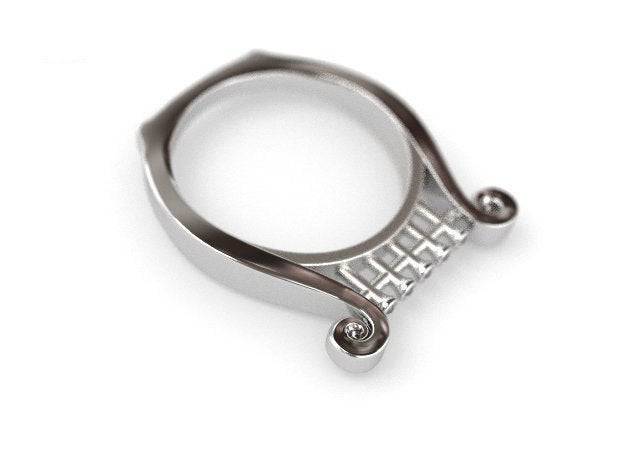 Ancient Lyre Ring | Loni Design Group Rings $582.99 | 10k Gold, 14k ...