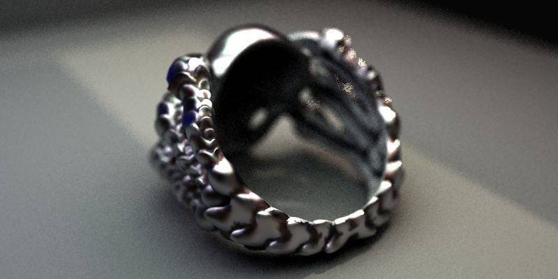 Grip Of Death Skull Ring | Loni Design Group Rings $578.38 | 10k Gold ...