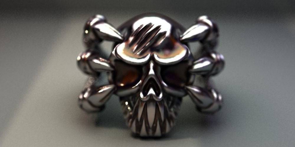 Grip Of Death Skull Ring | Loni Design Group Rings $578.38 | 10k Gold ...