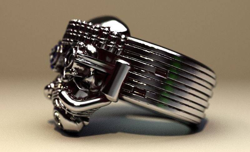 Chappie Robot Ring | Loni Design Group Rings $836.99 | 10k Gold, 14k ...