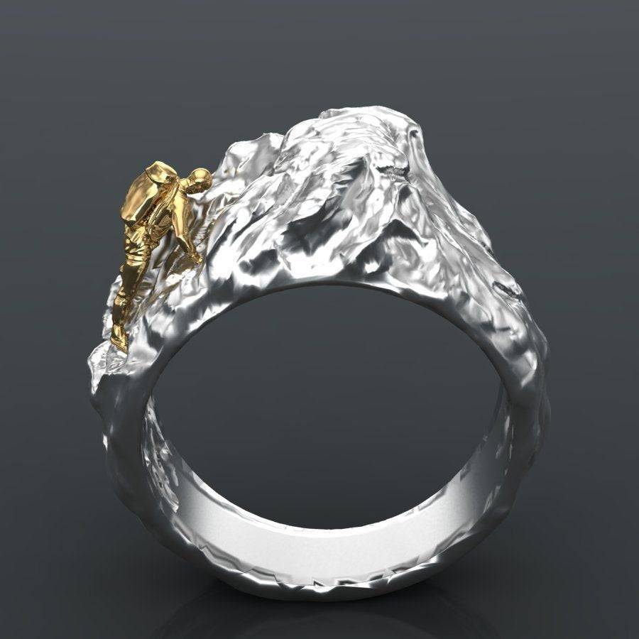 Summit Mountain Climber Ring | Loni Design Group Rings $751.99 | 10k ...