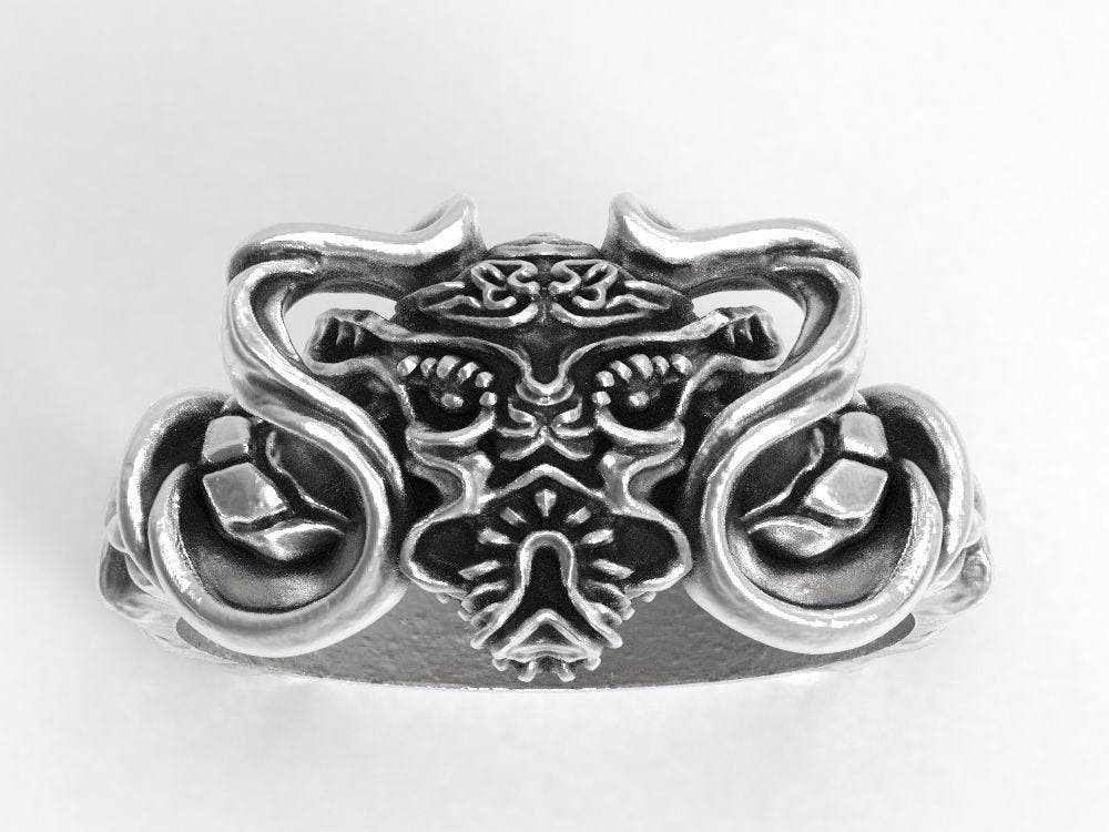 Tengu Demon Ring | Loni Design Group Rings $667.99 | 10k Gold, 14k Gold ...
