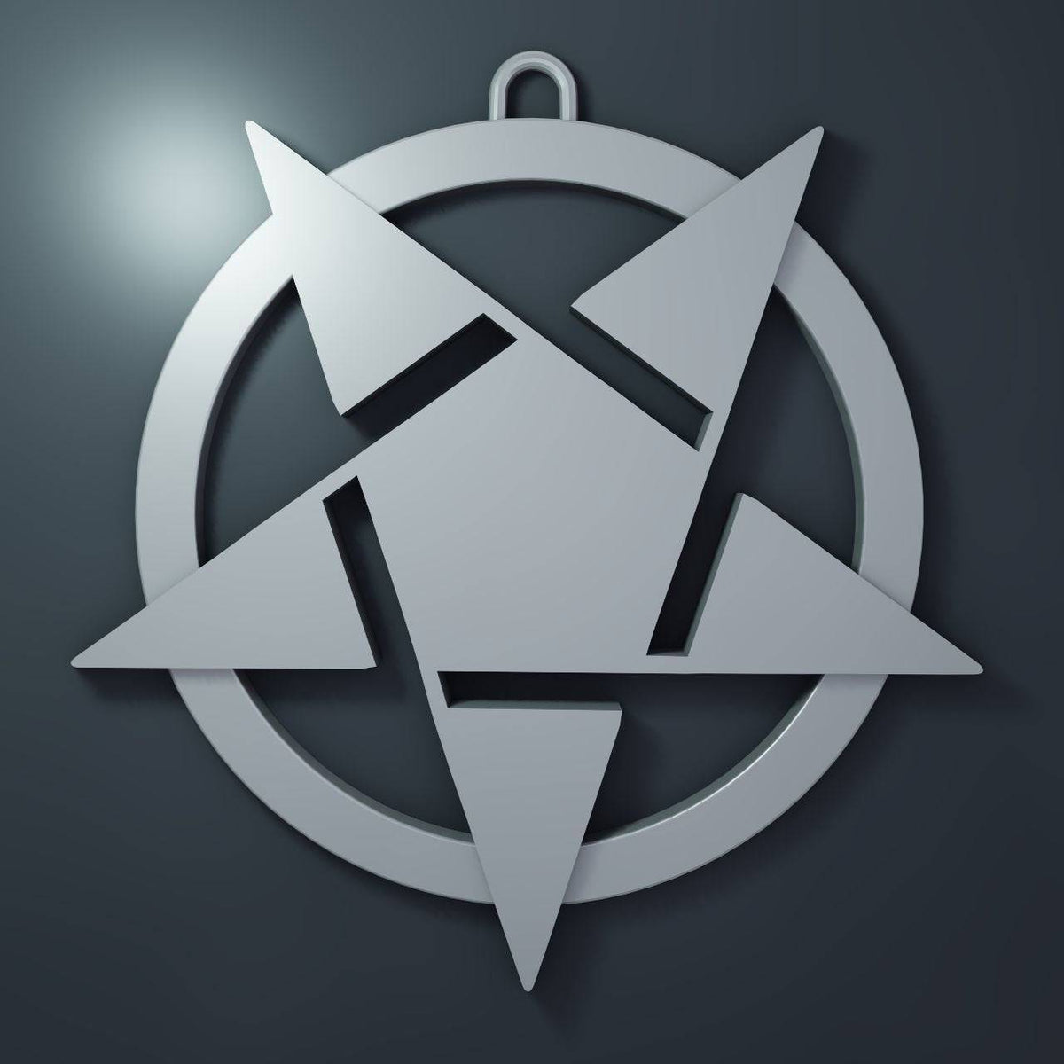 Modern Inverted Pentagram Pendant | Loni Design Group Pendants $582.99 ...