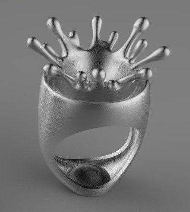 Splash Water Ring | Loni Design Group Rings $836.99 | 10k Gold, 14k ...