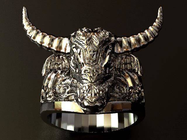 Angus Bull Ring | Loni Design Group Rings $1,089.99 | 10k Gold, 14k ...