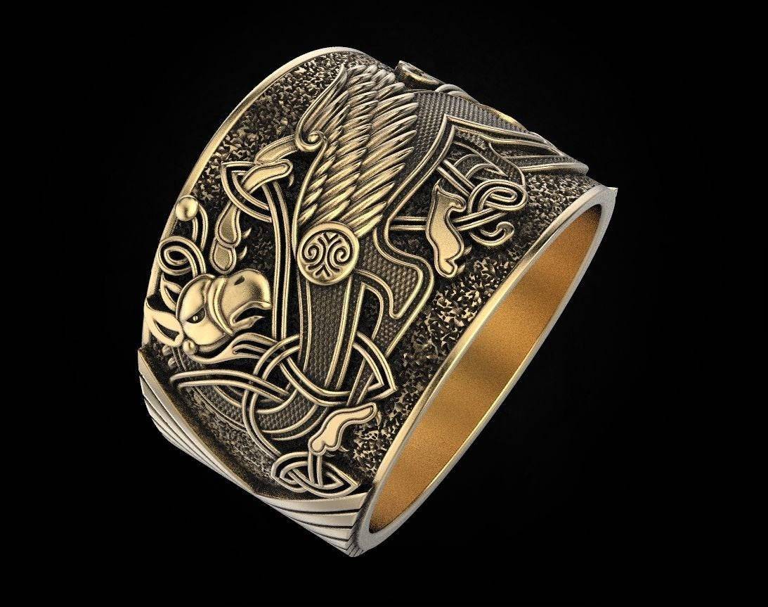 Shirdal Griffin Ring | Loni Design Group Rings $667.99 | 10k Gold, 14k ...