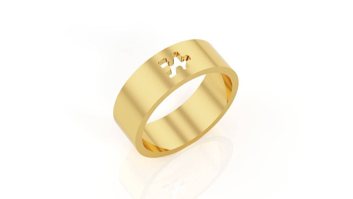 Simple Puzzle Ring | Loni Design Group Rings $549.99 | 10k Gold, 14k ...