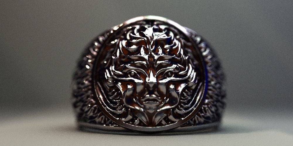 Fire Elemental Ring | Loni Design Group Rings $667.99 | 10k Gold, 14k ...
