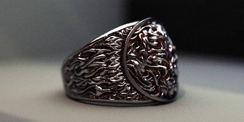 Fire Elemental Ring | Loni Design Group Rings $667.99 | 10k Gold, 14k ...