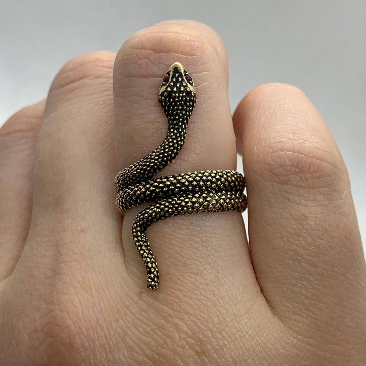 Kaa Snake Ring | Loni Design Group Rings $633.99 | 10k Gold, 14k Gold ...