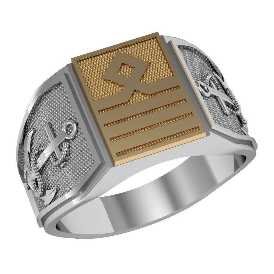 Custom Order For Kehnn - Seamus Anchor Ring | Loni Design Group Rings ...