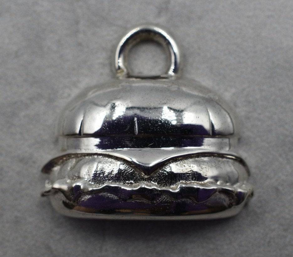 Classic Cheeseburger Pendant *10k/14k/18k White, Yellow, Rose, Green ...